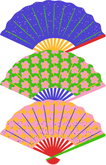 Filipino Hand Fan Clipart